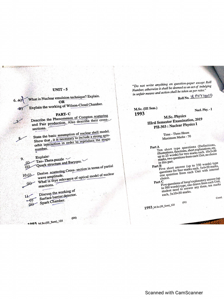 Nuclear Physics Paper | PDF