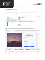 NeoPAT Student User Manual | PDF | User (Computing) | Login