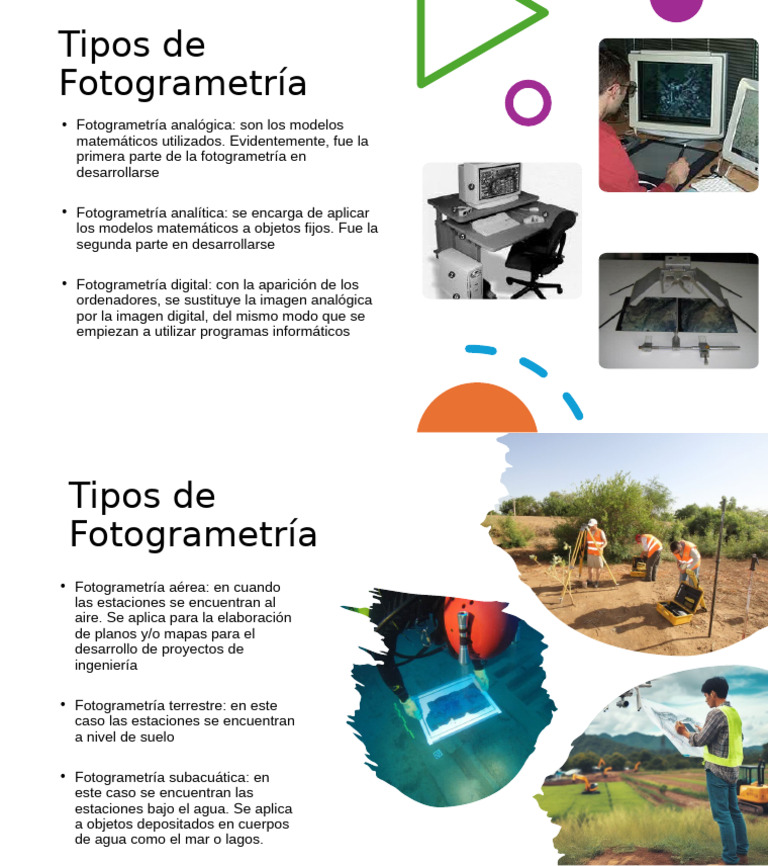 Tipos de Fotogrametría Explicados | PDF