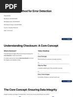 Echo Check in Data Transmission | PDF | Error Detection And Correction ...