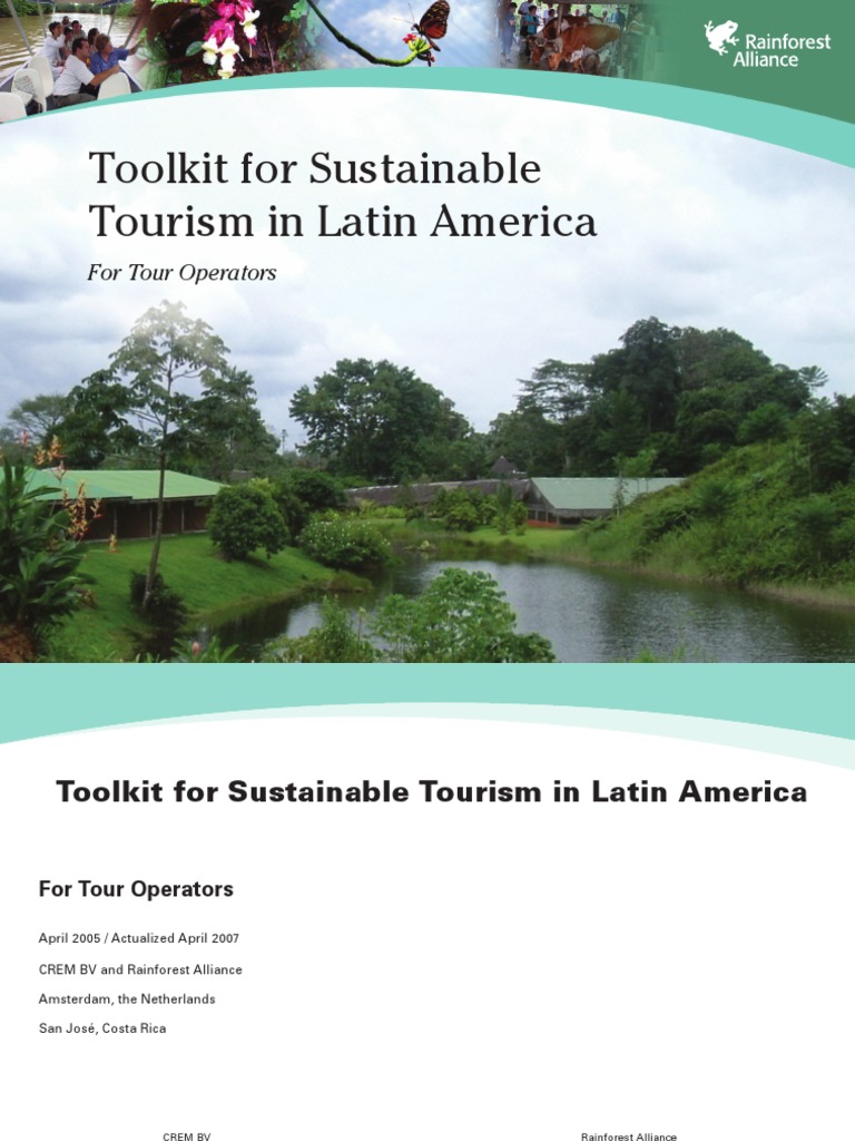 Toolkit For Sustainable Tourism In Latin America For Tour Operators