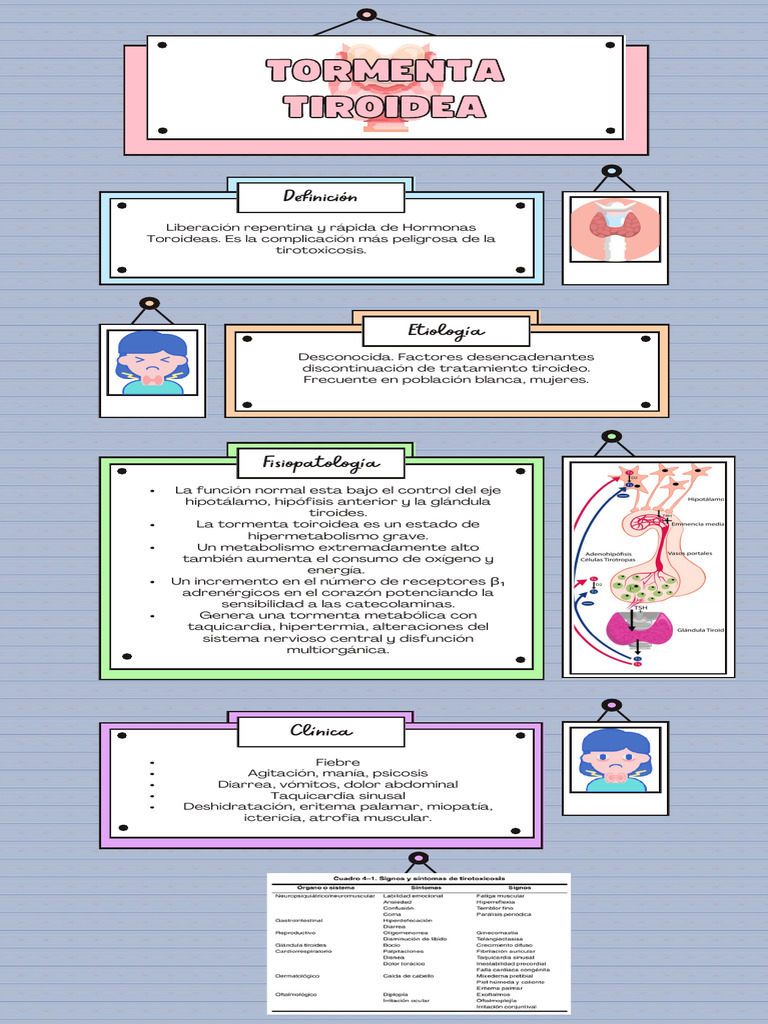 Tormenta Tiroidea | PDF | Tiroides | Anatomía humana