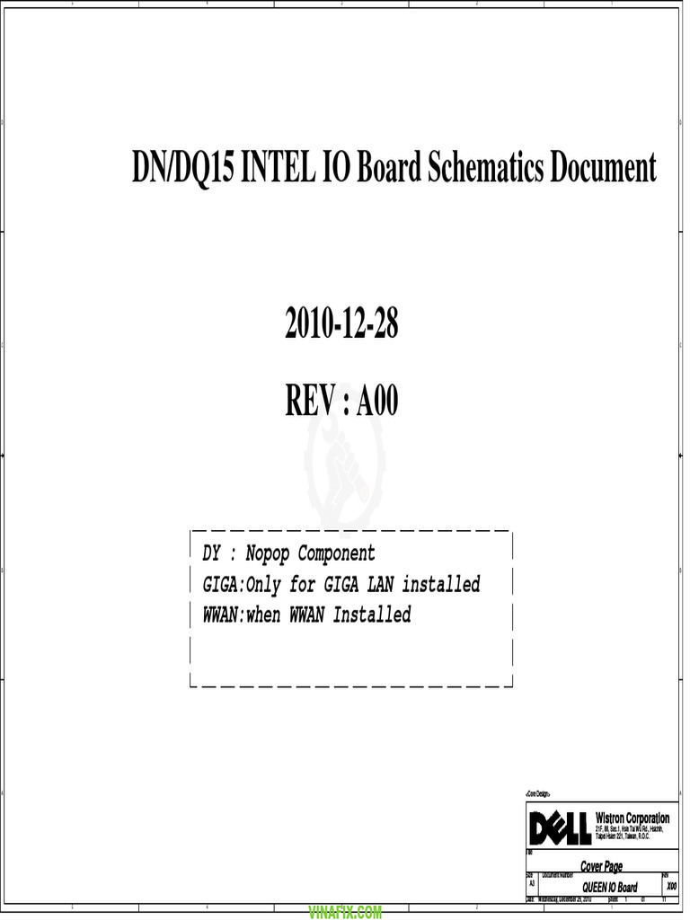 DELL INSPIRON N5110 Wistron Dq15 DN Intel Rev A00 Io Nec Board | PDF ...