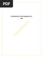 Esic Act 1948 | PDF | Government Of India