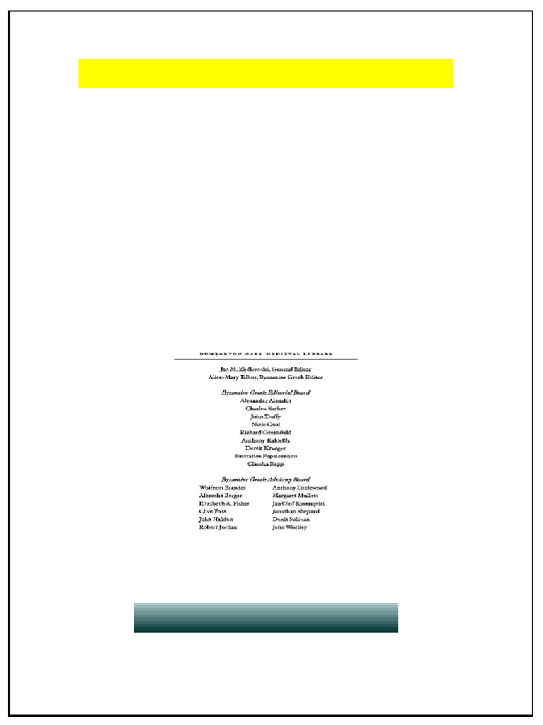 The History Michael Attaleiates Available All Format | PDF ...