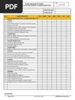 Daily Public Area Cleaning Checklist | PDF | Disinfectant