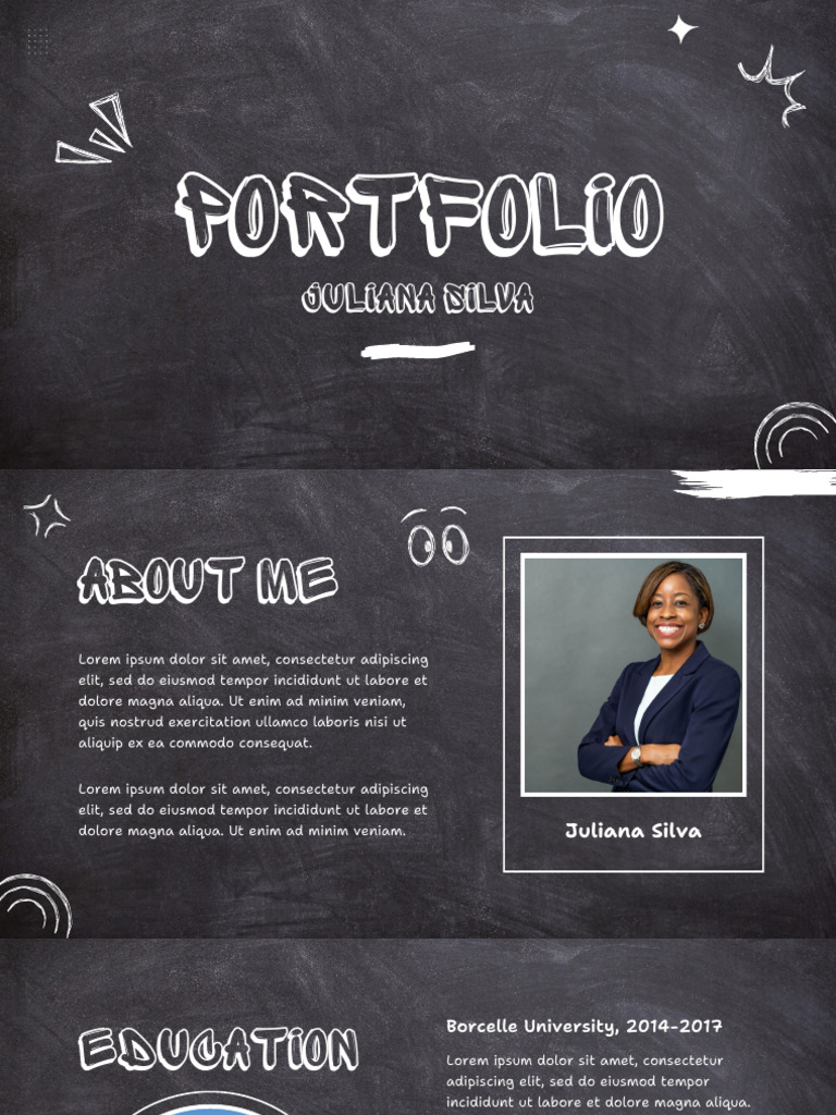 White Black Board Minimalist Portfolio Presentation - 20250911 - 162700 ...