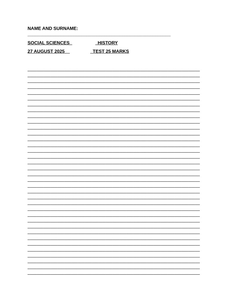 Answer Booklet S.S Grade 5 | PDF