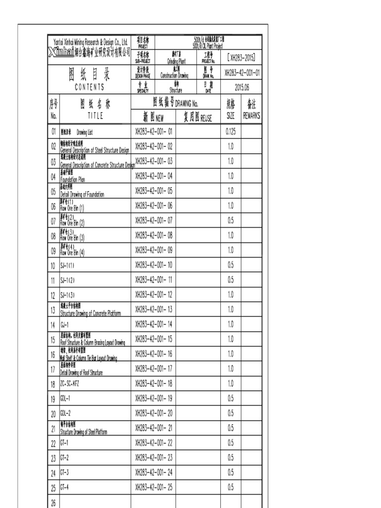 Structure Drawing For Grinding Workshop | PDF