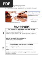 7 - Costume Design Template - PDF and Printable Version | PDF