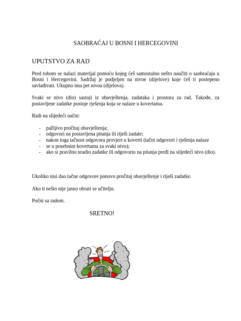 Programirani Materijal Za Saobracaj IV | PDF