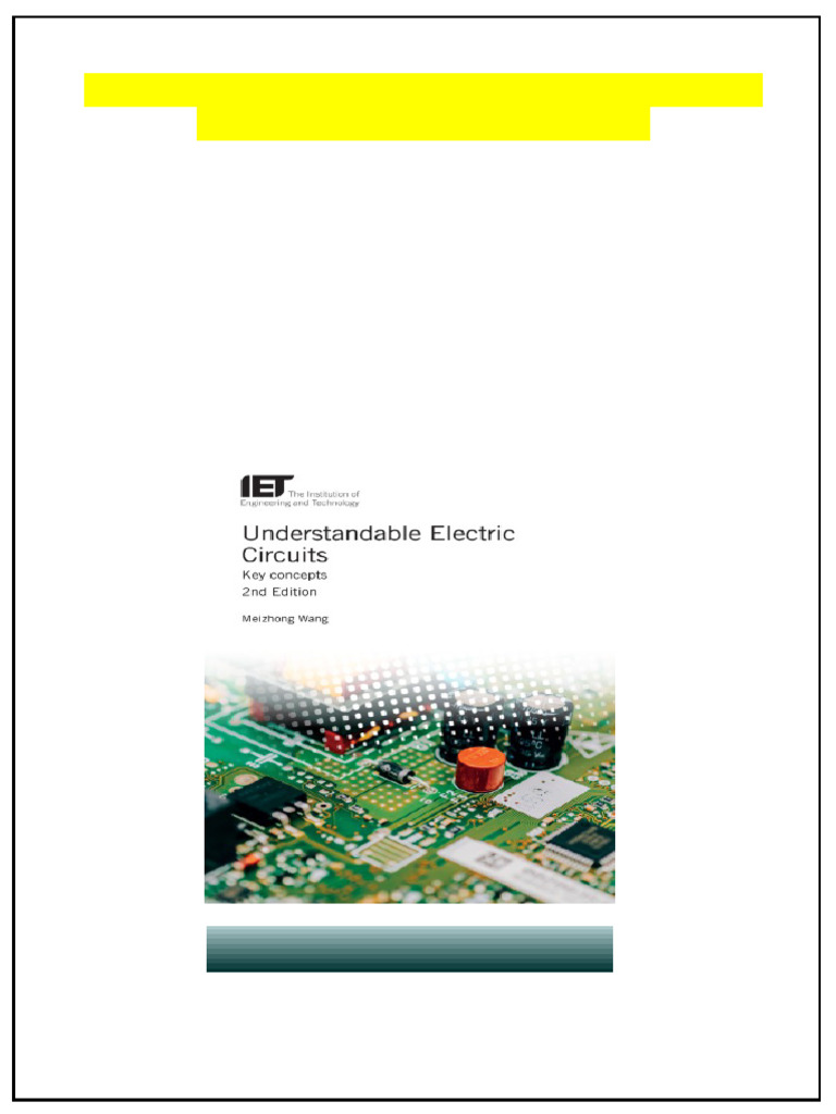 Understandable Electric Circuits Key Concepts 2nd Edition Meizhong Wang Full | PDF | Electrical ...