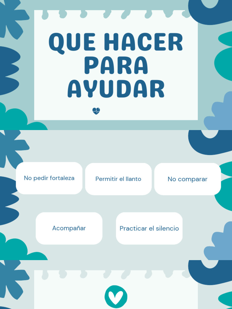 Que Hacer para Ayudar | PDF