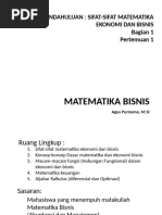 Modul Matematika Ekonomi Dan Bisnis | PDF