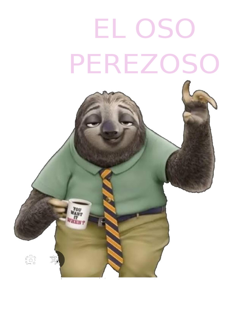 El Oso Perezoso | PDF