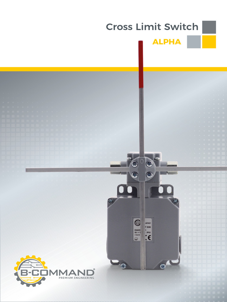 Premium Cross Limit Switch for Cranes | PDF | Switch | Crane (Machine)