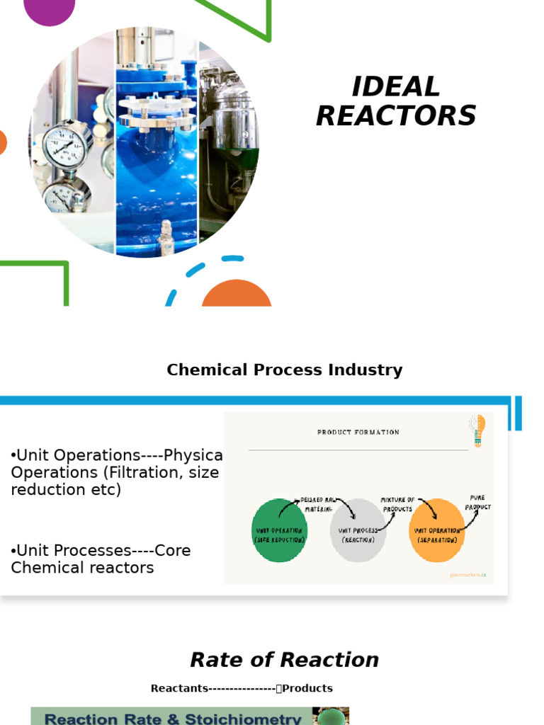 Ideal Reactors | PDF | Chemical Reactor | Physical Sciences
