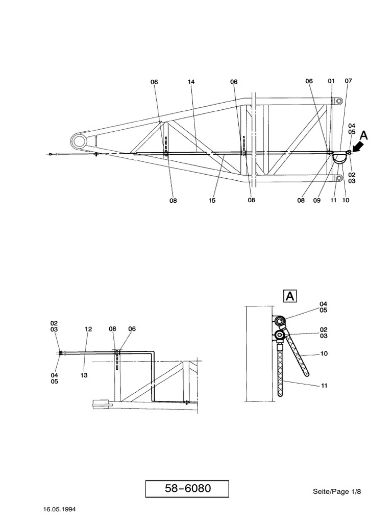 TruckCrane Telescopic Boom Piping MainBoom 058-6080 | PDF | Sailing ...