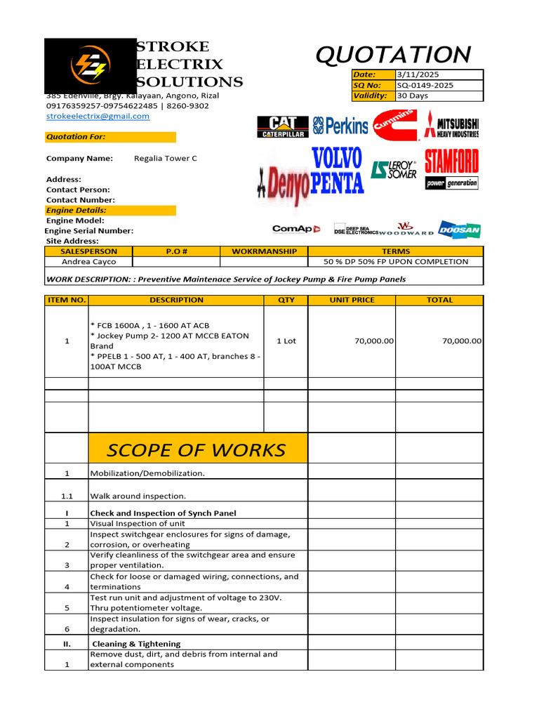 0150-2025 Regalia Tower C (Jockey Pump) | PDF | Switch | Insulator ...