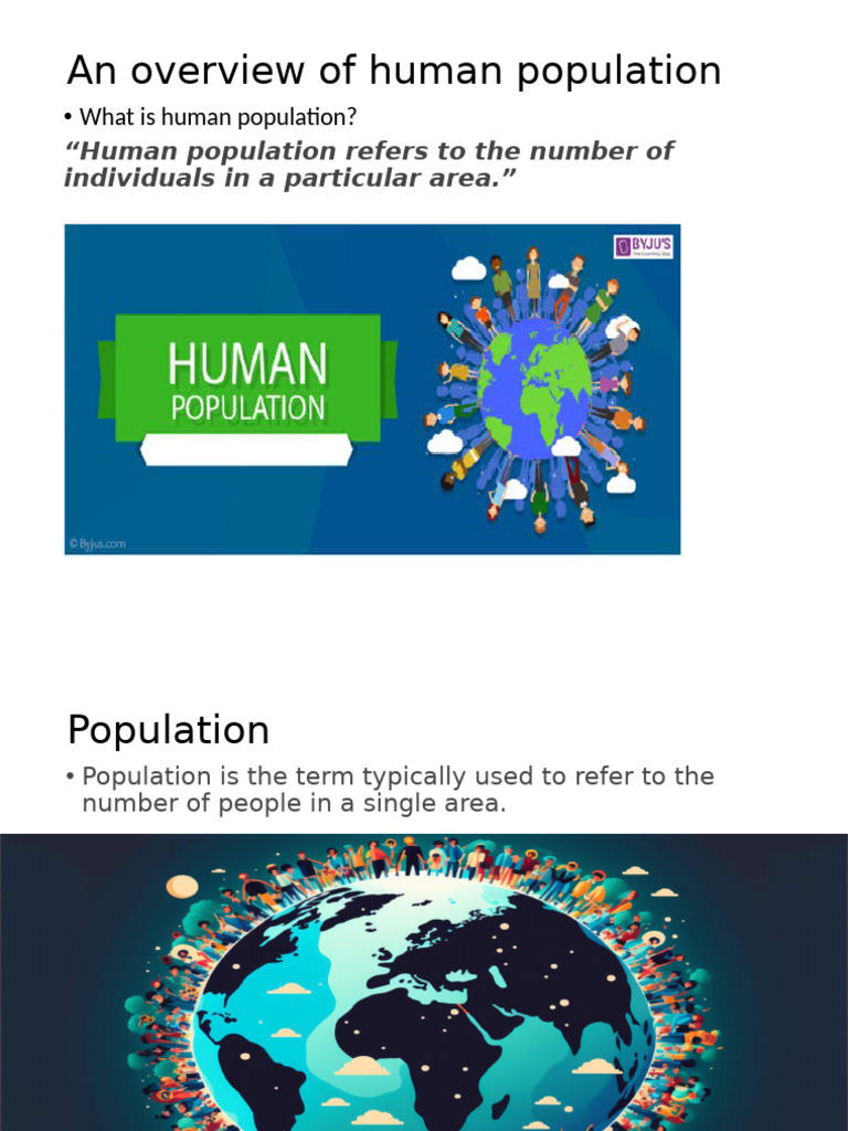 LESSON-1 (People and The Earth Ecosystem) | PDF | Human Overpopulation ...