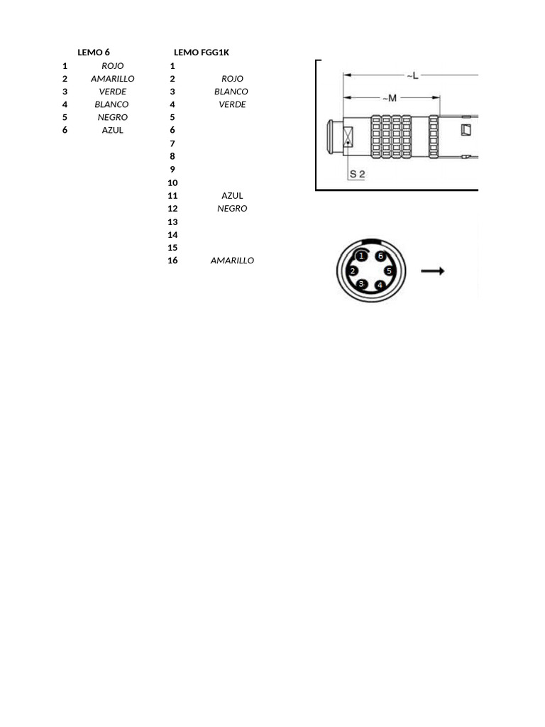 Conexion Cable Lemo5-16 | PDF | Percepción visual | Tecnicas artisticas