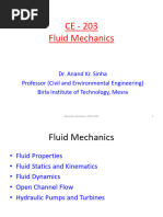 Fluid Mechanics Formula Cheat Sheet | PDF