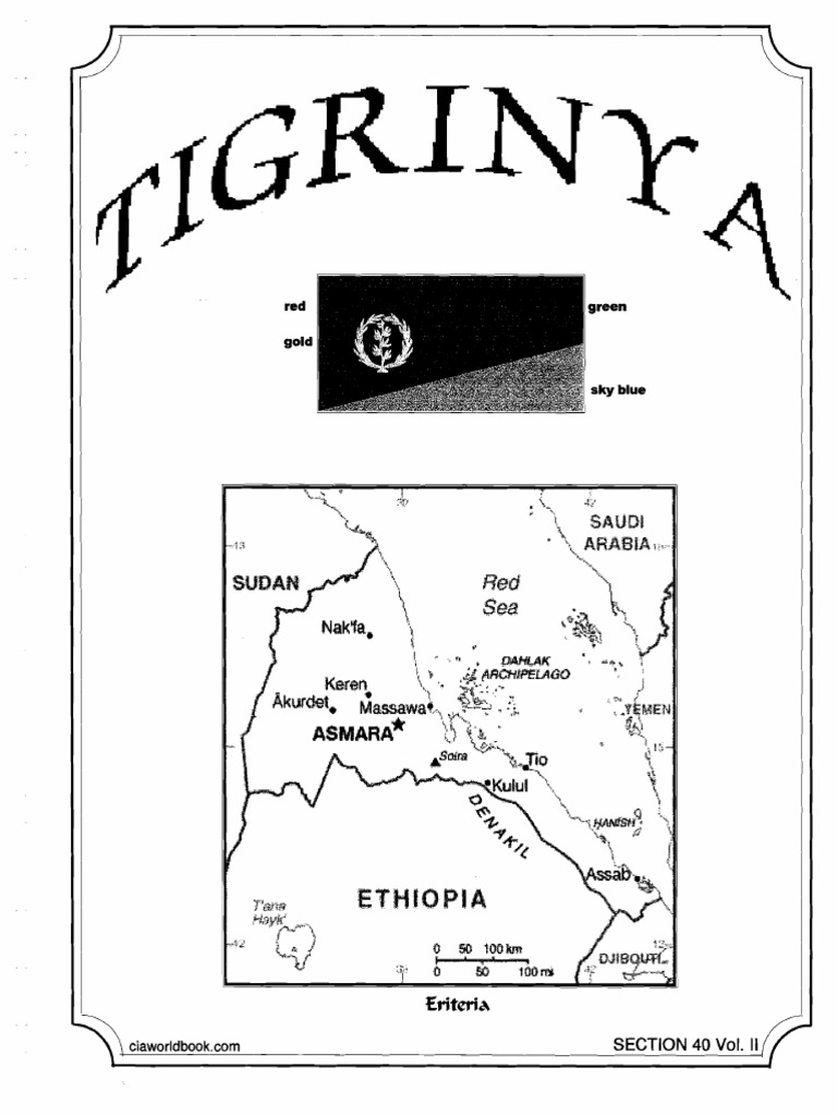 Tigrinya Language and History Overview | PDF | Verb | Syllable