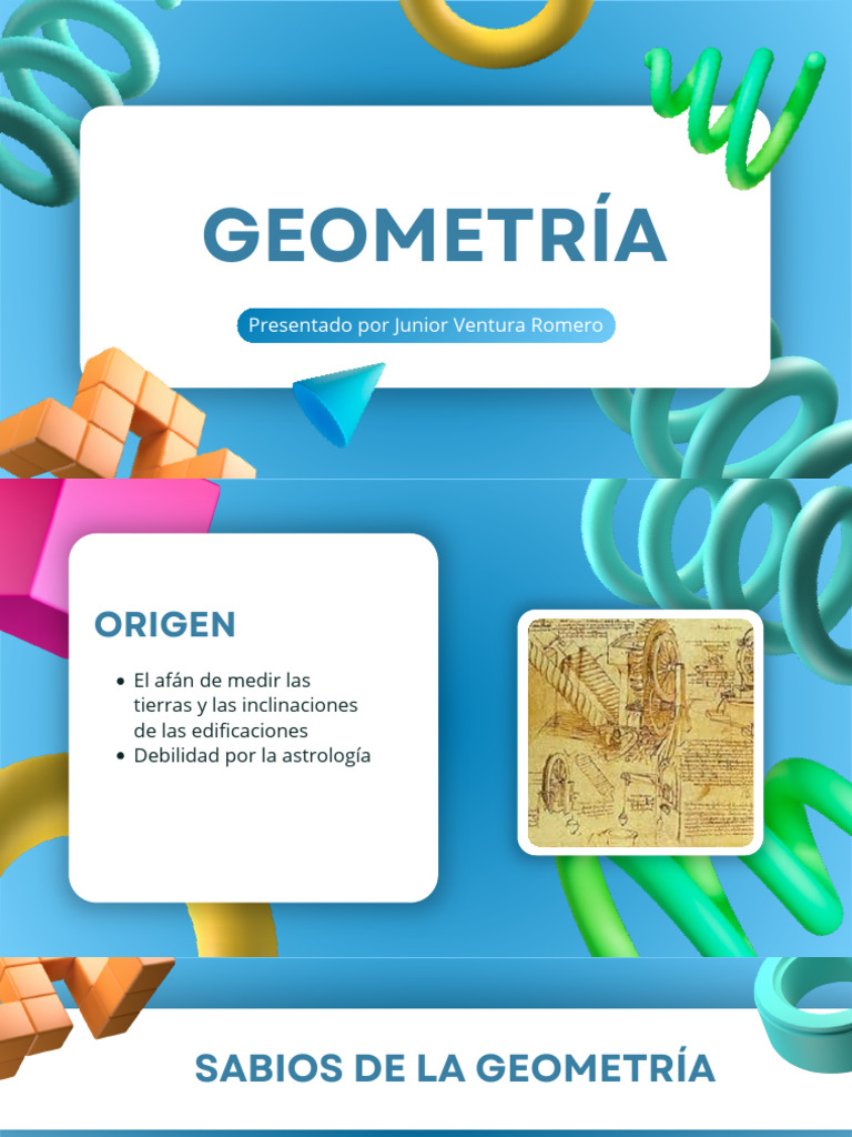 Origen de La Geometria - Ventura Romero Junior | PDF