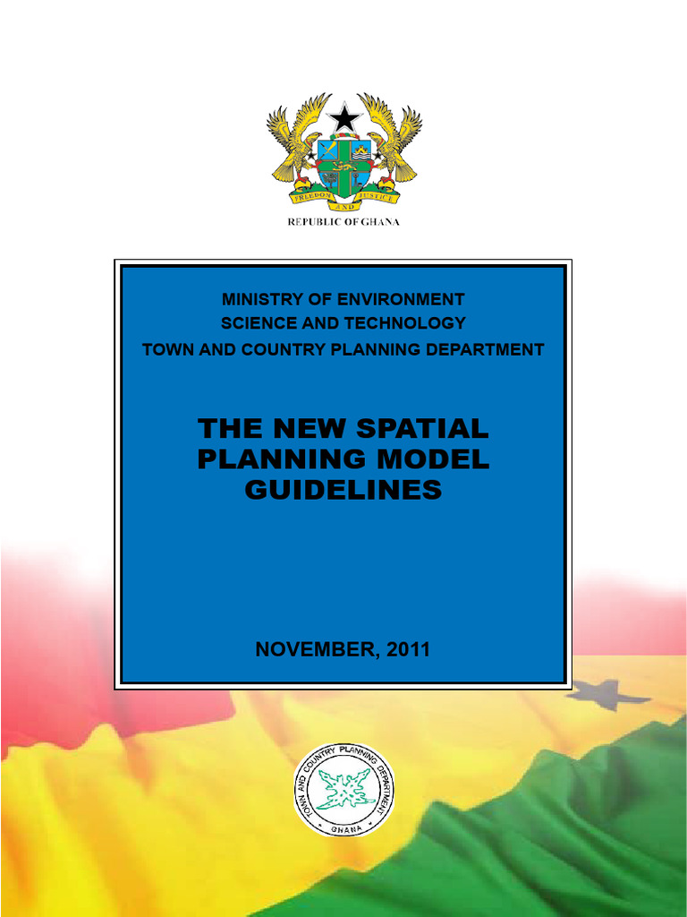 New Spatial Planning Model Guidelines | PDF | Policy | Evaluation