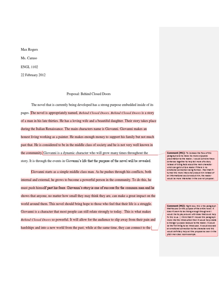 Proposal Revision | PDF | Novels | Storytelling
