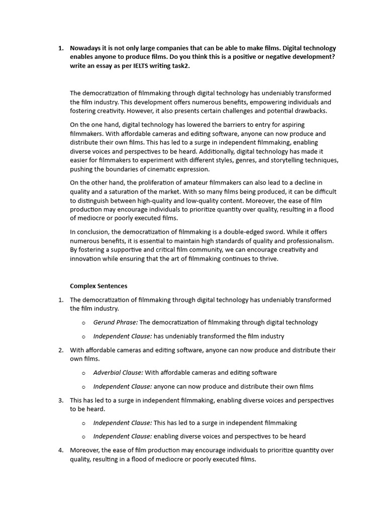 Impact of Digital Filmmaking Access | PDF | Population Ageing | Well Being