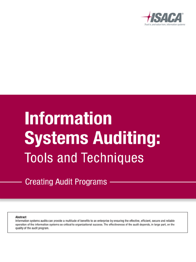 Is Audit Tool and Techniques | PDF