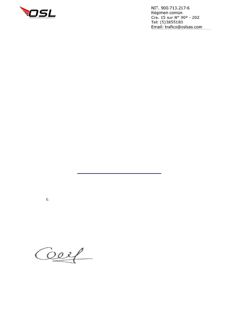 Circular Proveedores de Osl Sas Inbox | PDF
