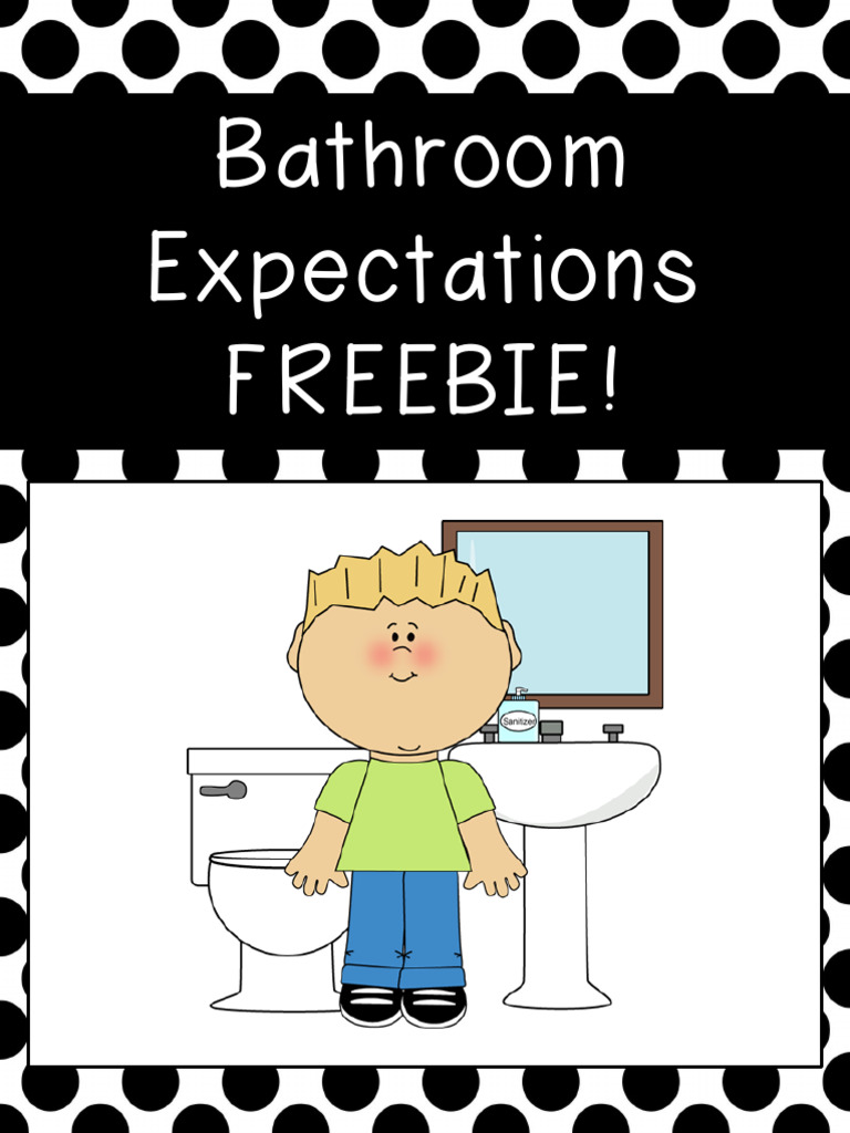 Bathroom Expectations Freebie! | PDF