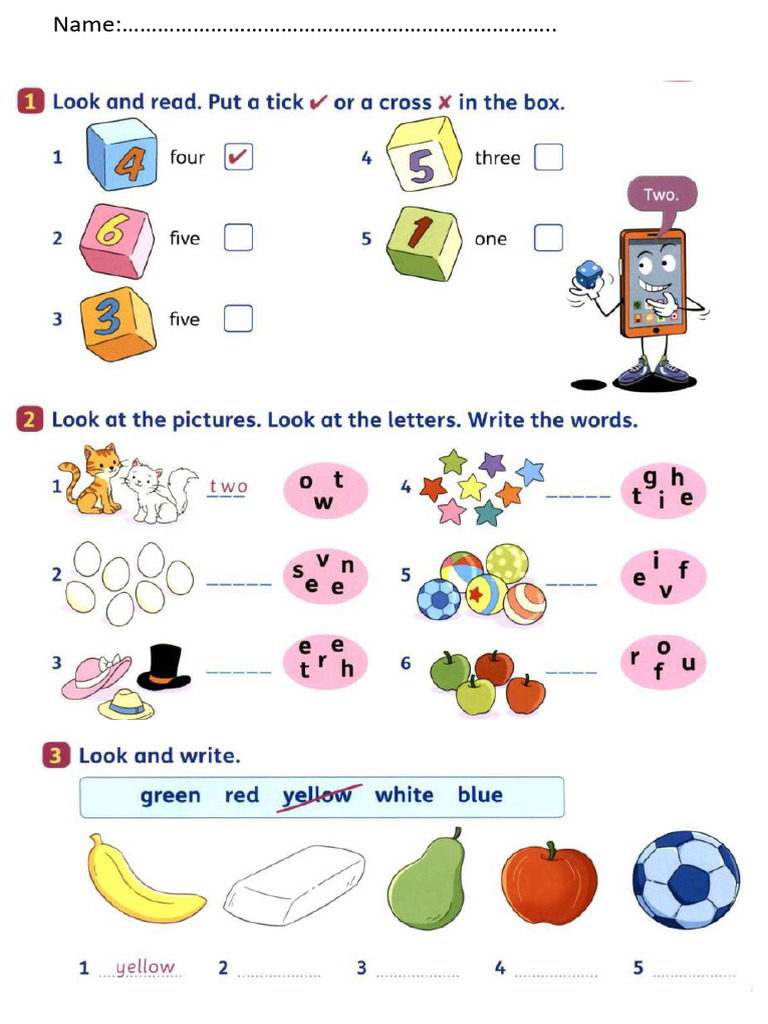 28. Numbers, Family, Colours | PDF