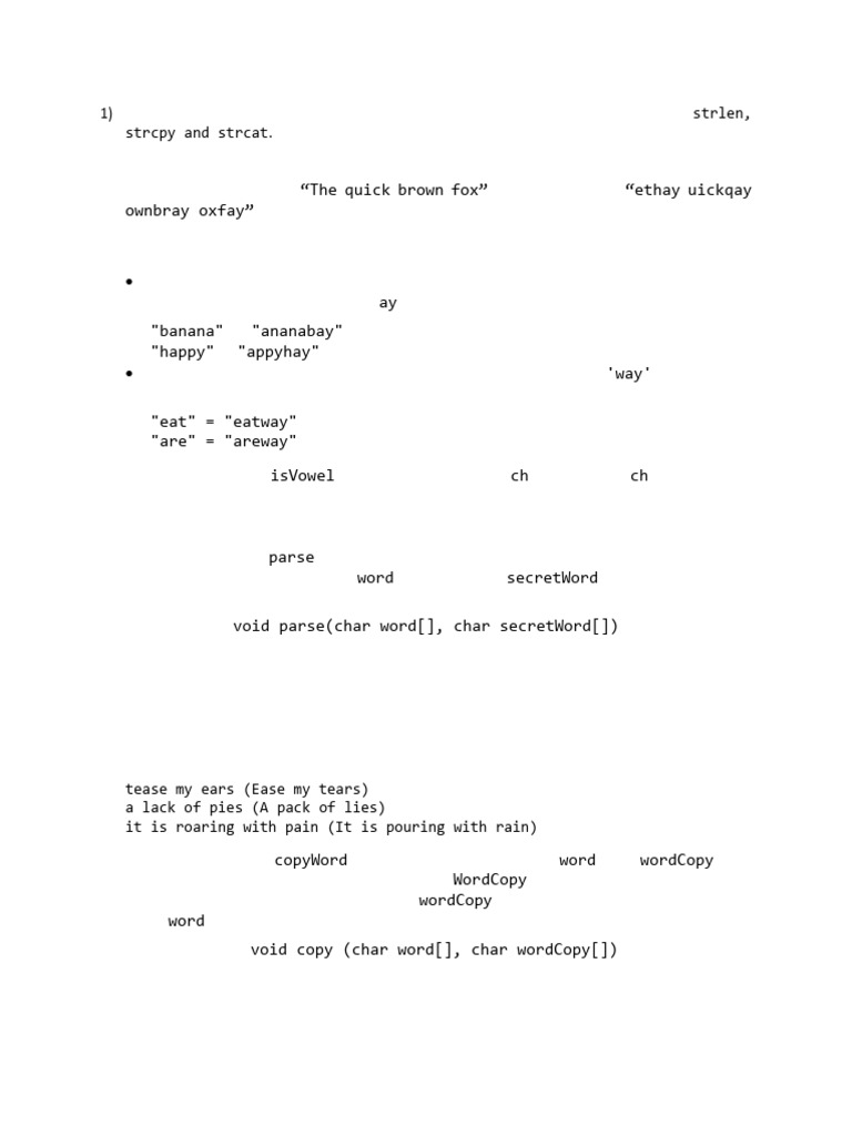 C-String Manipulation and Algorithms | PDF | Vowel | Computer Programming