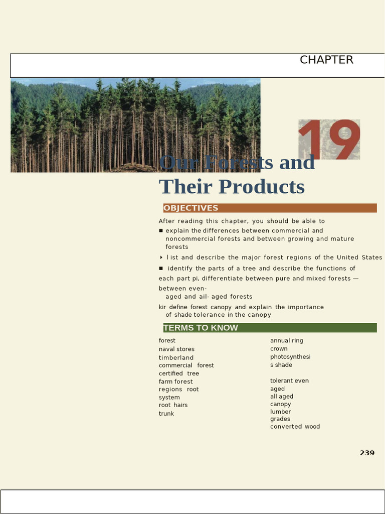 Managing Our Natural Resources (CHP 19-24) 1-10 | PDF | Forests ...