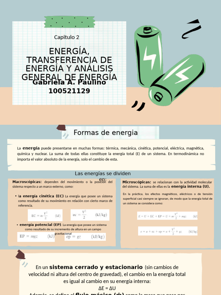 Energía Interna y Transferencia Térmica | PDF | Calor | Transferencia ...