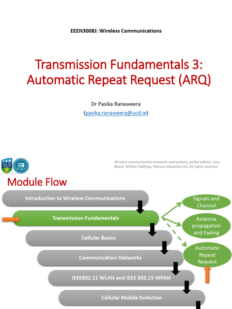 Understanding Automatic Repeat Request (ARQ) | PDF | Computing | Data ...