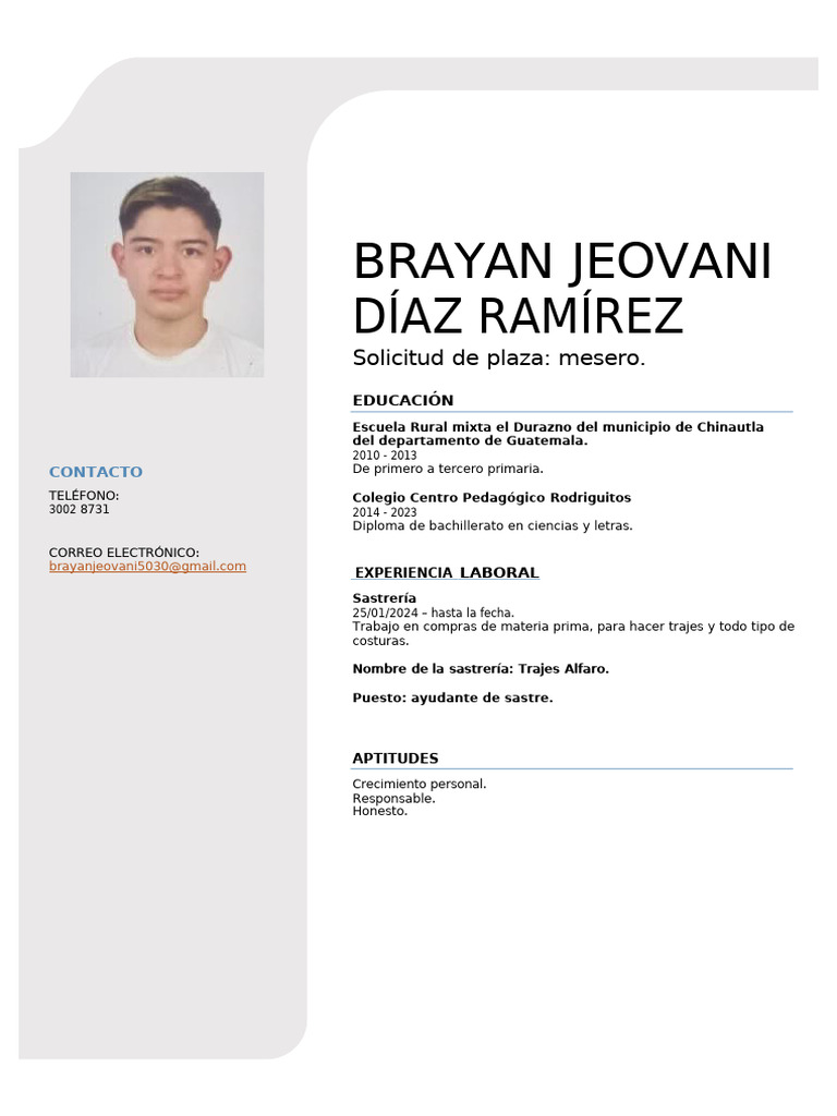 Brayan Jeovani Díaz Ramírez - 020320 | PDF