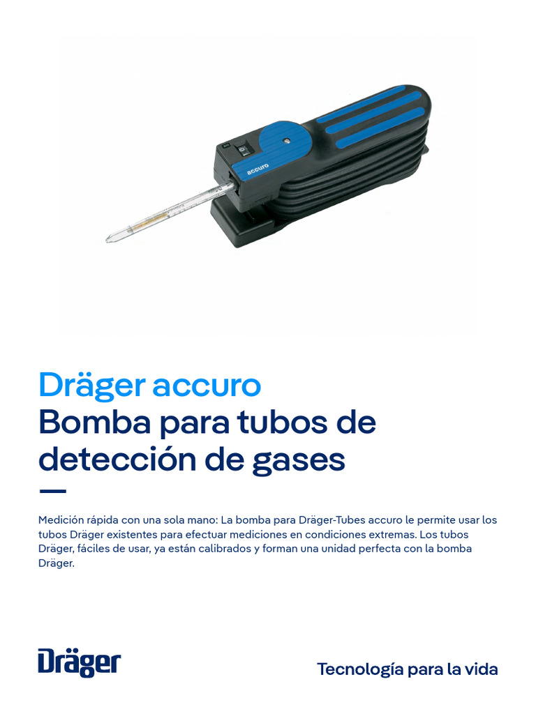 Manual de Bomba Dräger Accuro | PDF | Bomba | Gases