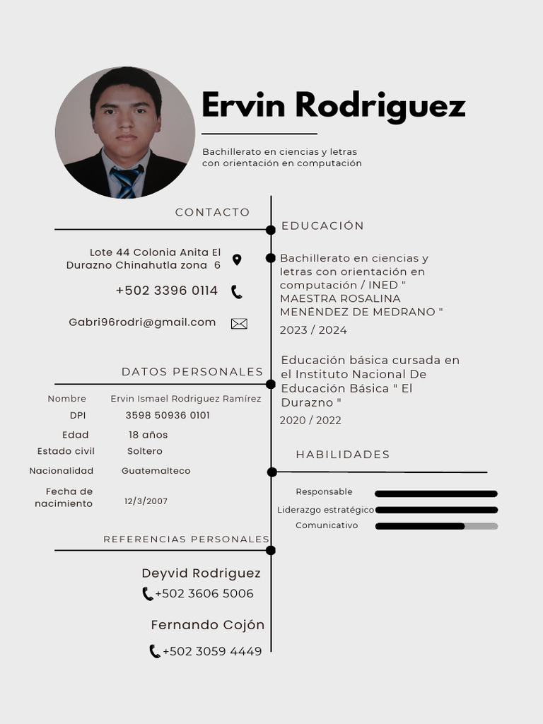 Curriculum CV Simple Blanco y Negro - 20250510 - 111718 - 0000 - 020439 ...