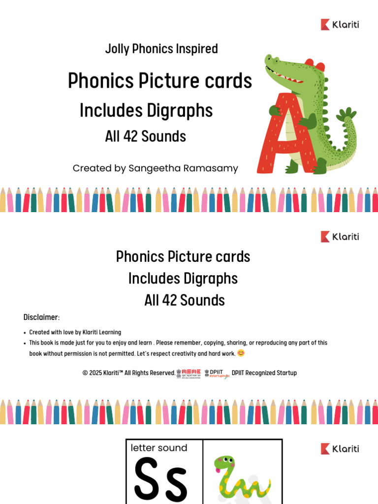 Phonics Picture Cards with Digraphs | PDF