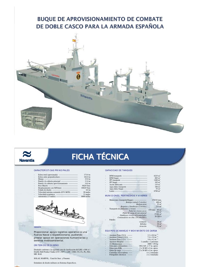 Buque Logistico Pdf Buques Barcos