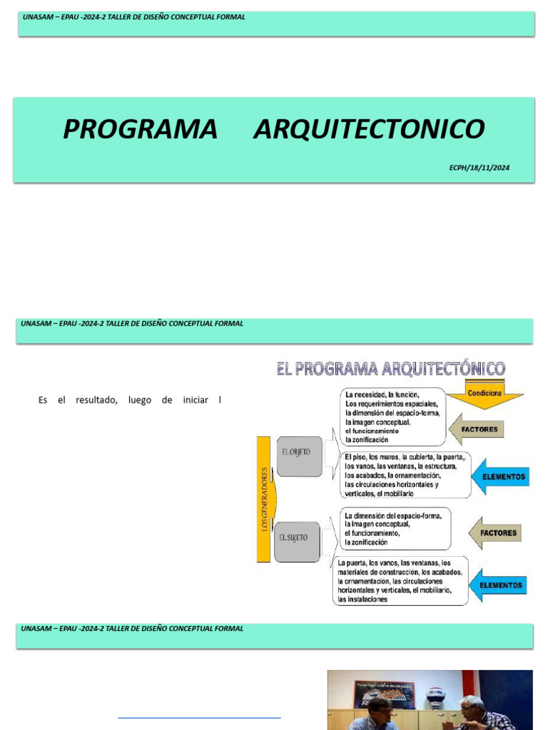 Programa Arquitectonico | PDF | Diseño | Las artes