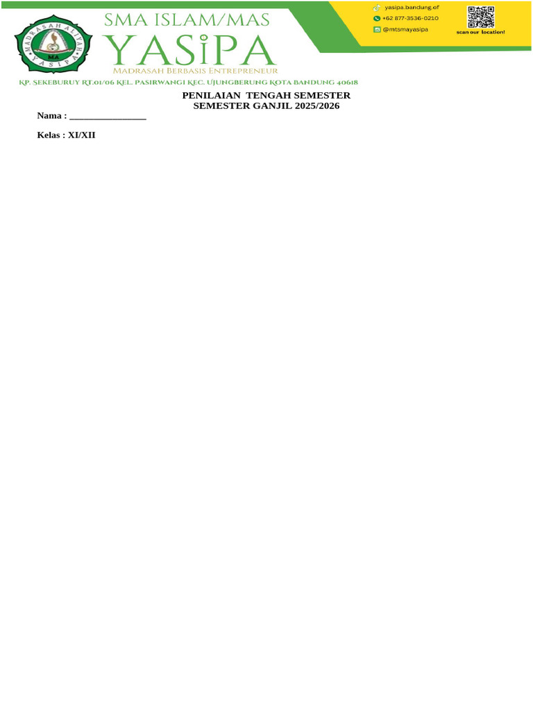 Kop PTS XI DAN XII | PDF