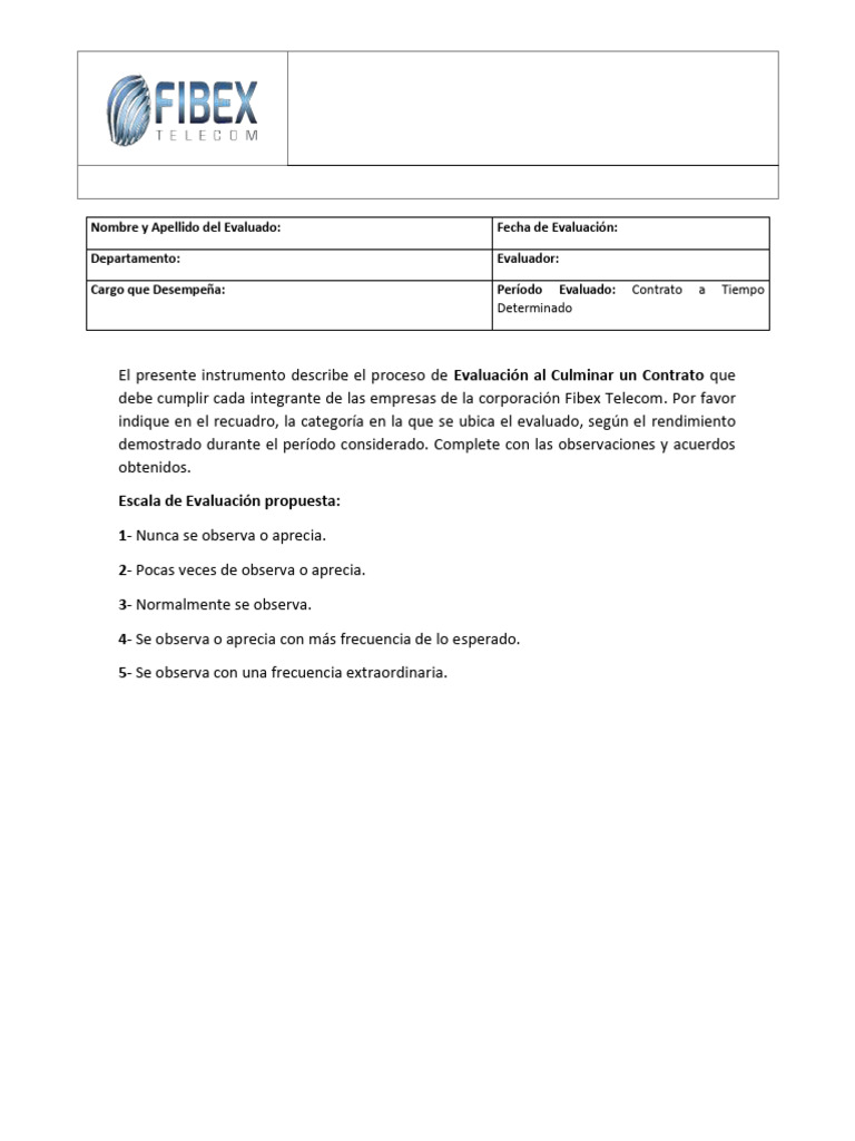 GM GH F 016evaluacion de Contrato | PDF | Evaluación | Business