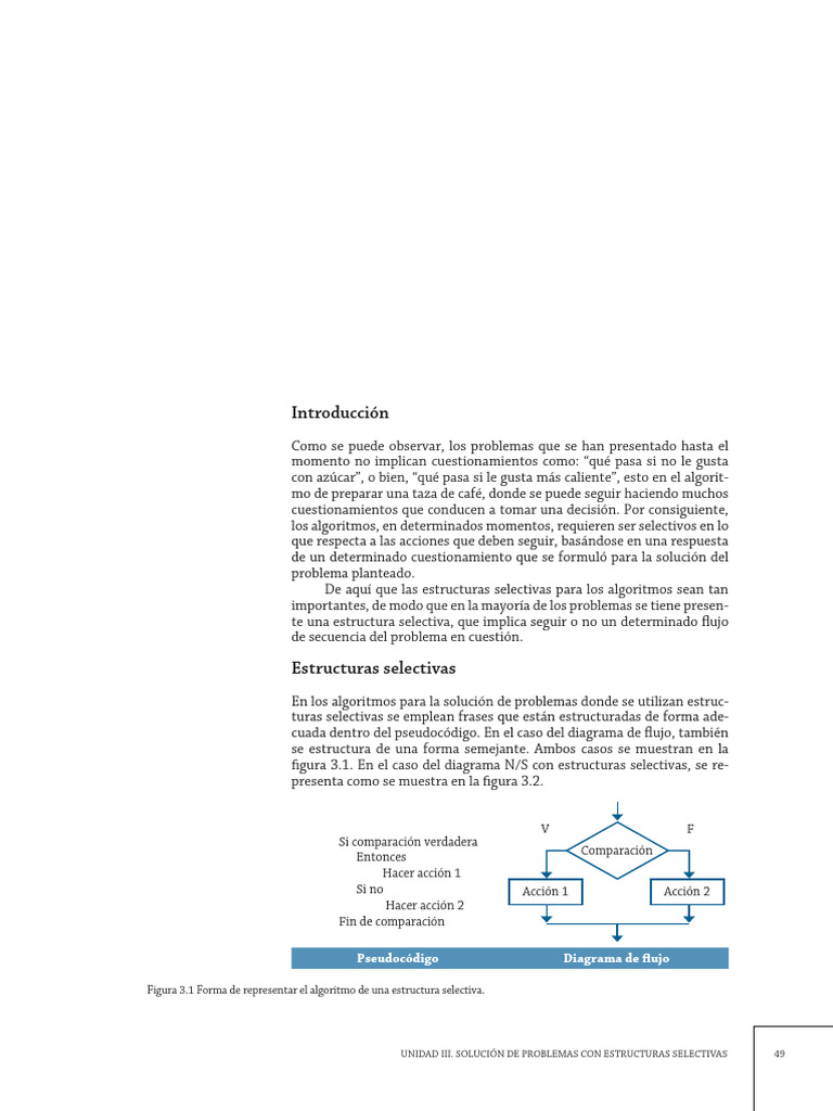 Estructuras Selectivas | PDF | Algoritmos | Informática