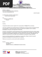 Letter of Intent To Reclassification | PDF