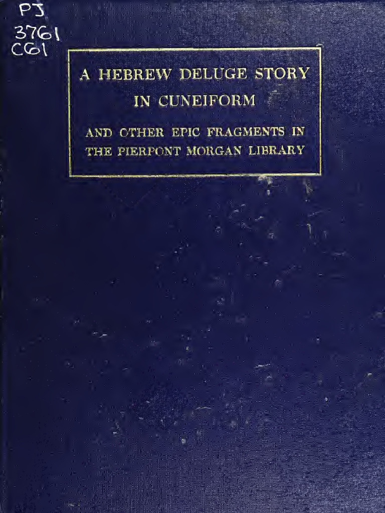 Hebrew Deluge Story in Cuneiform (en) | PDF | Babylonia | Ancient Near East